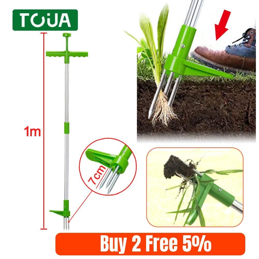 HOT Spinout Root Remover Portable Claw Weeder Ga, 傢俬＆家居, 家居裝飾, 家居裝飾 ...