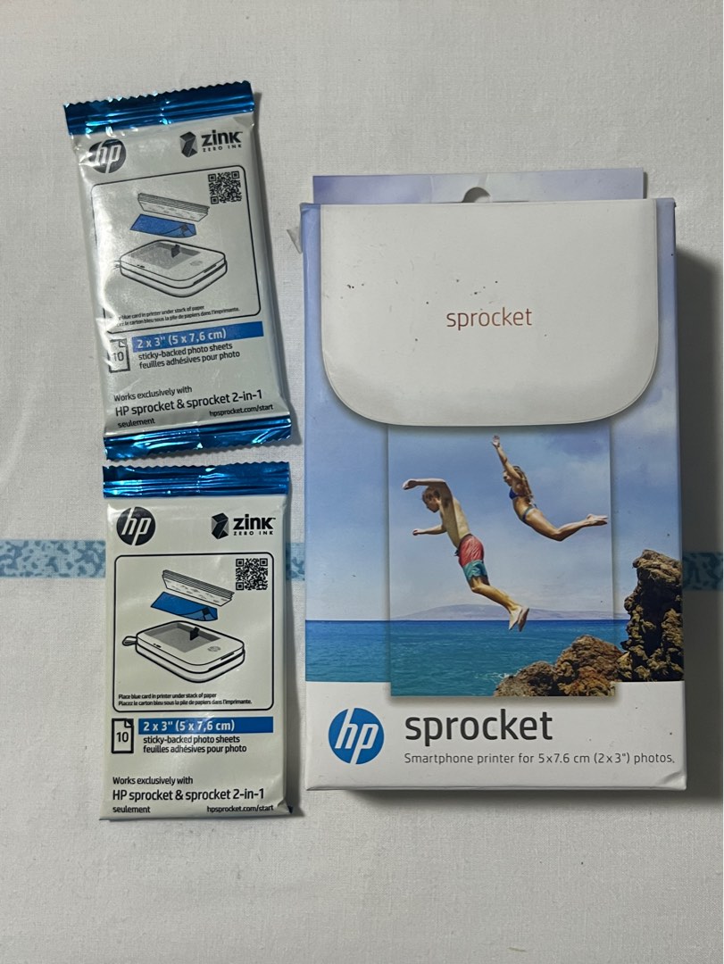 HP Sprocket smartphone photo printer, Computers & Tech, Printers ...