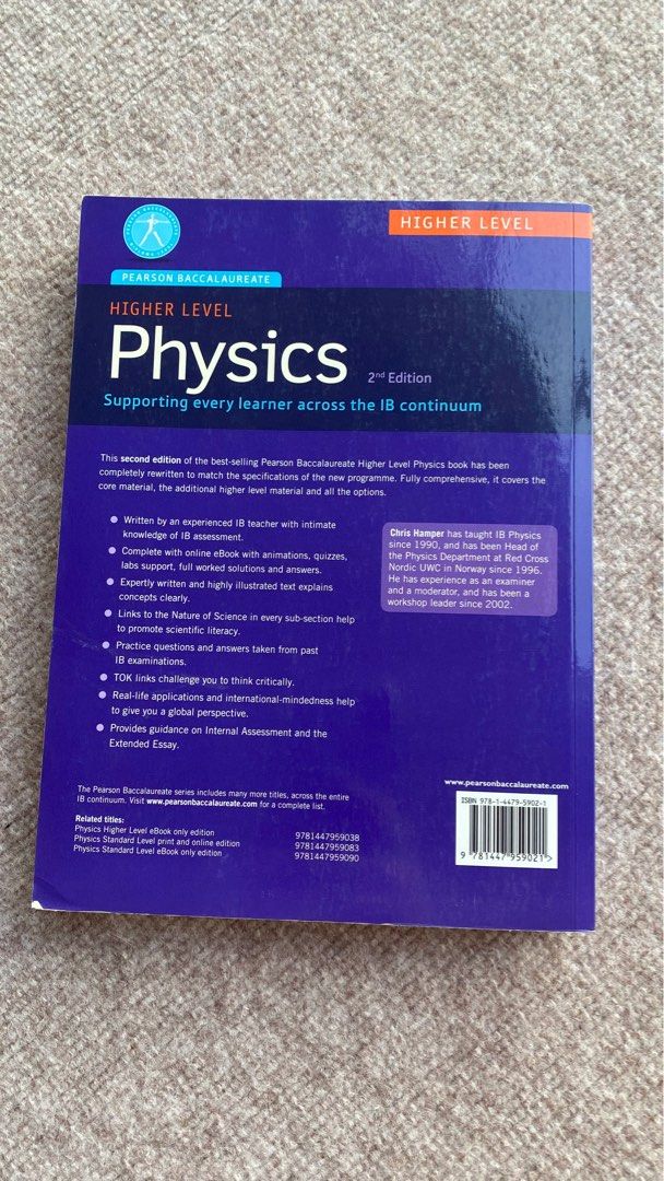 IB HL Physics Textbook, Hobbies & Toys, Books & Magazines, Textbooks on ...