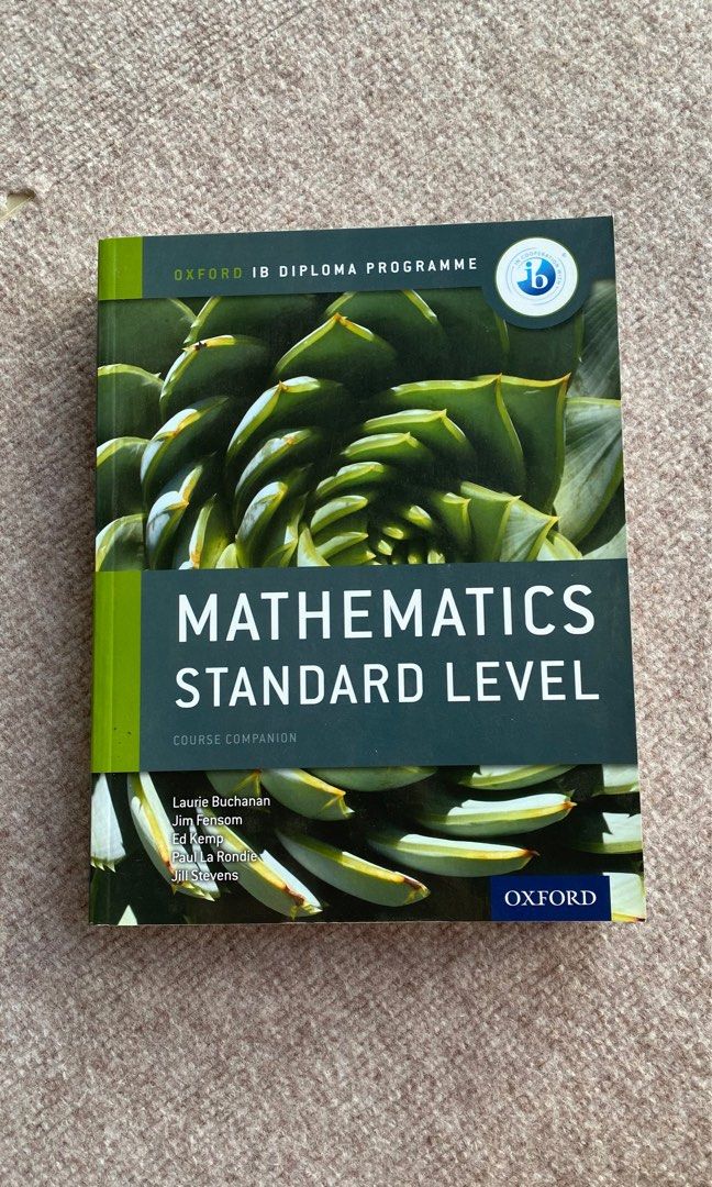 IB SL Mathematics textbook, Hobbies & Toys, Books & Magazines ...