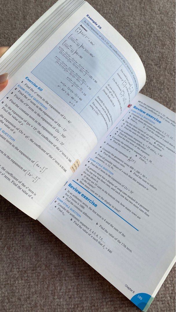 IB SL Mathematics textbook, Hobbies & Toys, Books & Magazines ...