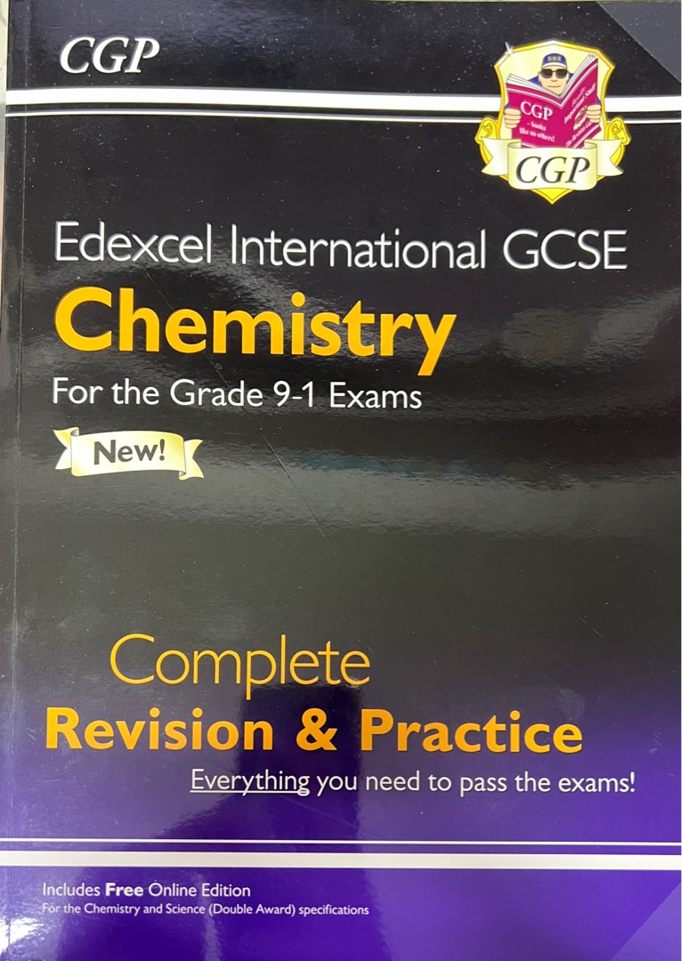 IGCSE CPG Books!! Edexcel International GCSE Chemistry for the grade 9 ...