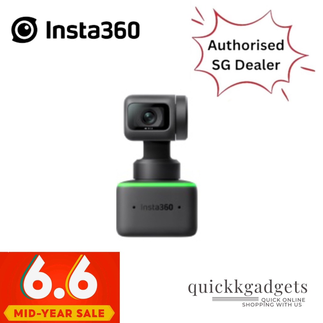 Insta360 Link - AI Powered UHD 4K WebCam ( 7.7 promotion price now ...