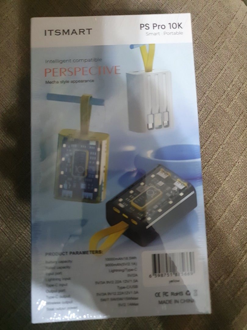 ITSMART PS-10k super Fast charge powerbank, Computers & Tech, Parts ...