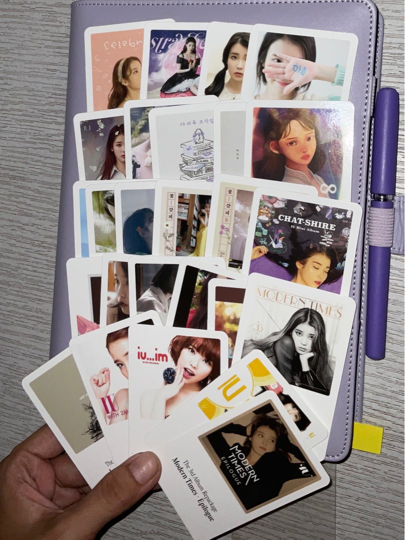 IU pieces album Photocards COMPLETE on Carousell