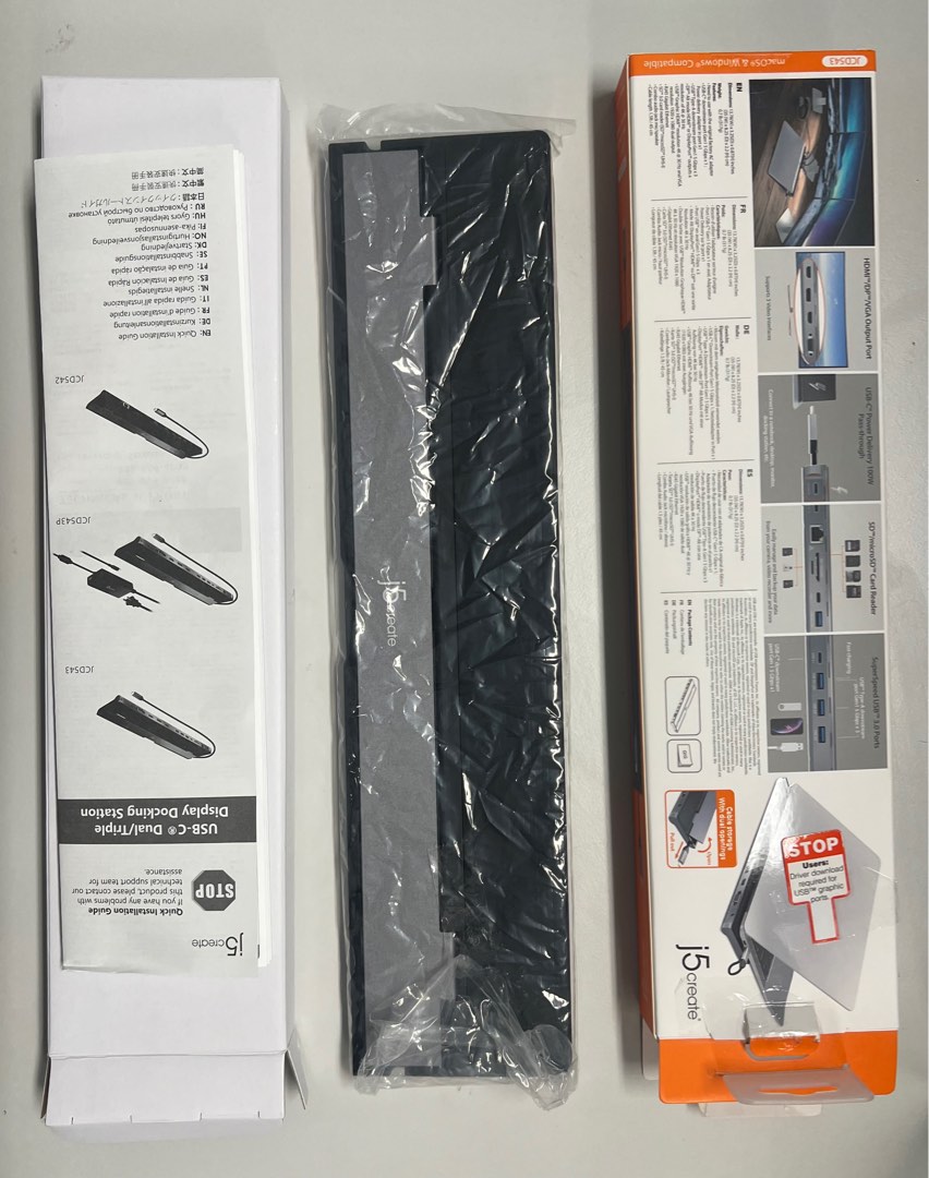 J5create USB-C Dock JCD543, Computers & Tech, Parts & Accessories, Hard ...