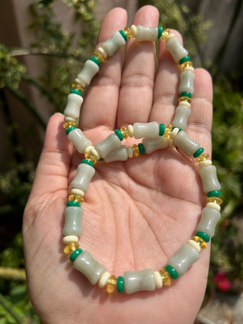 Jade Bamboo Bracelet On Carousell