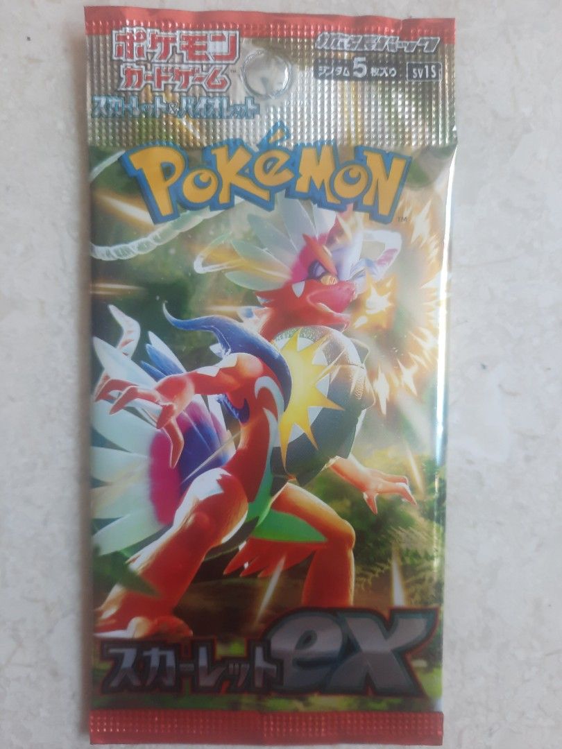 Japan Authentic Pokemon Scarlet Expansion pack, Hobbies & Toys, Toys ...