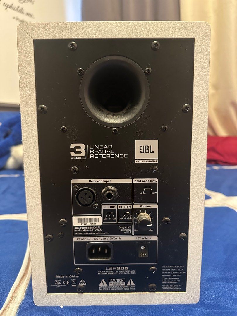 JBL Studio Monitor 305 White, Audio, Soundbars, Speakers & Amplifiers ...