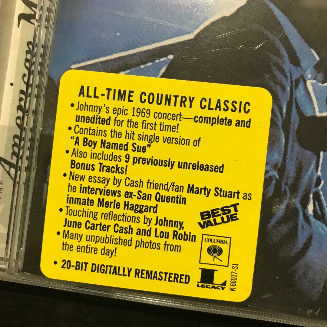 Johnny Cash Cd Box Aus Hobbies And Toys Music And Media Cds And Dvds On Carousell