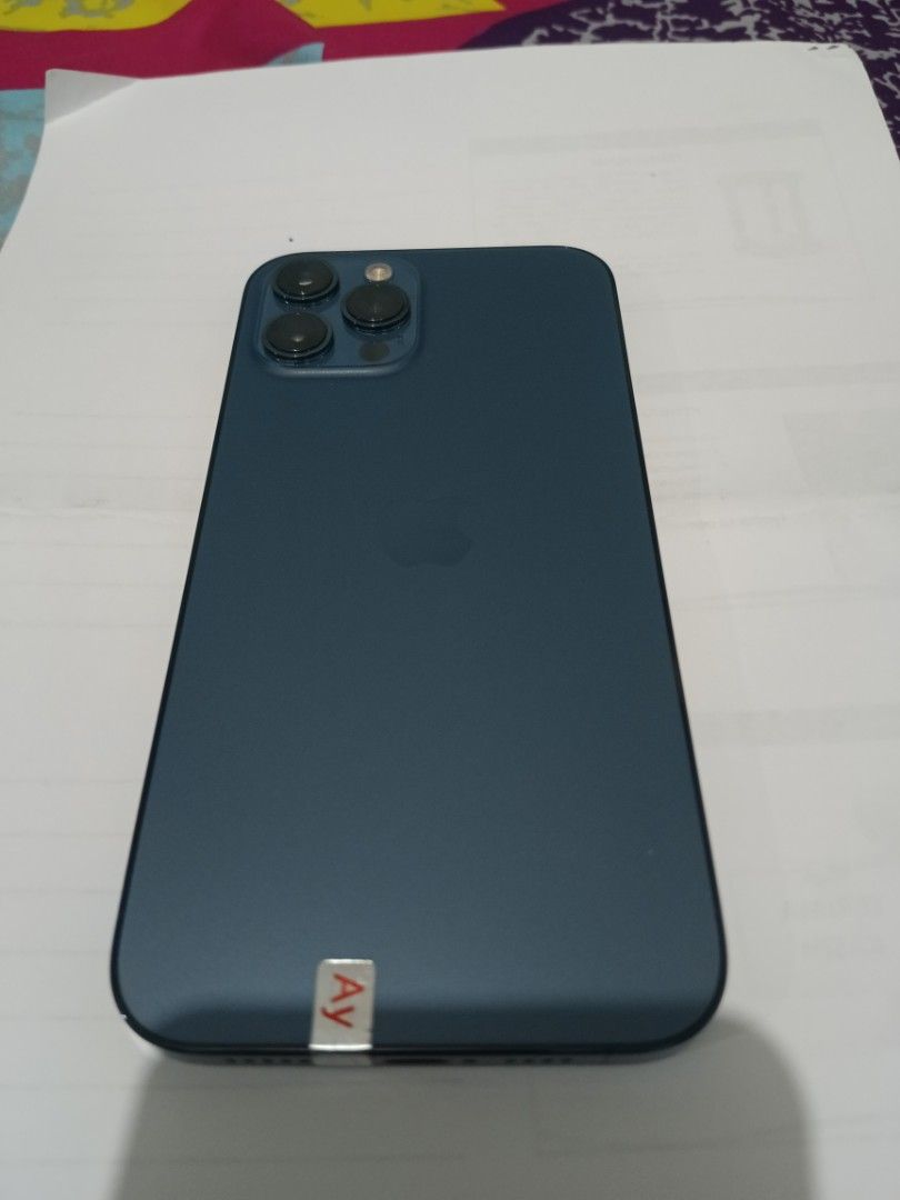 JUAL IPHONE 12 PROMAX 128GB INTER EX- Cewe FULLSET, Telepon Seluler ...
