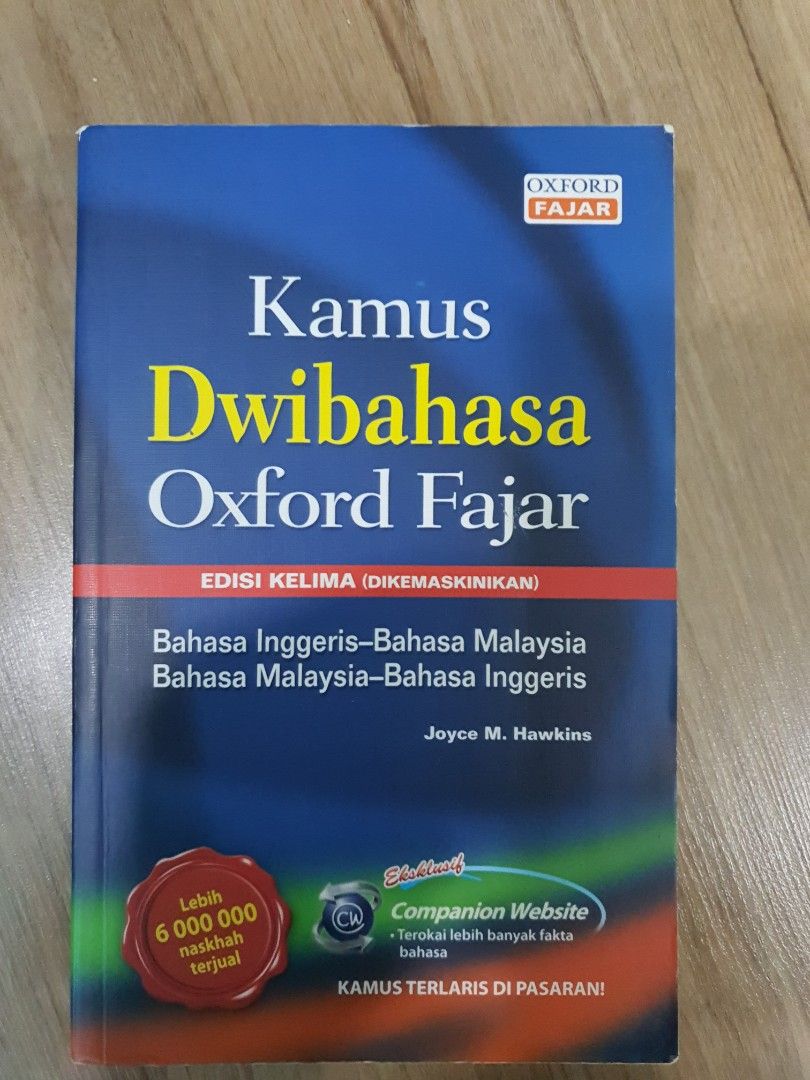Kamus Dwibahasa Oxford Fajar (English-Malay, Malay-English), Hobbies ...