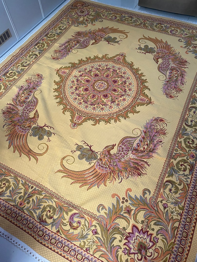 Karpet Tenun Non Anti slip LIKE NEW 200 x 230, Perabotan Rumah di Carousell