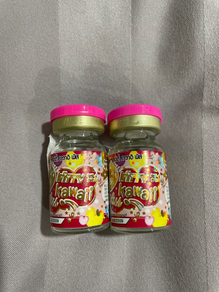 Kawaii Contact Kitty Mini Tinkle Voxie Lens, Kesehatan & Kecantikan ...