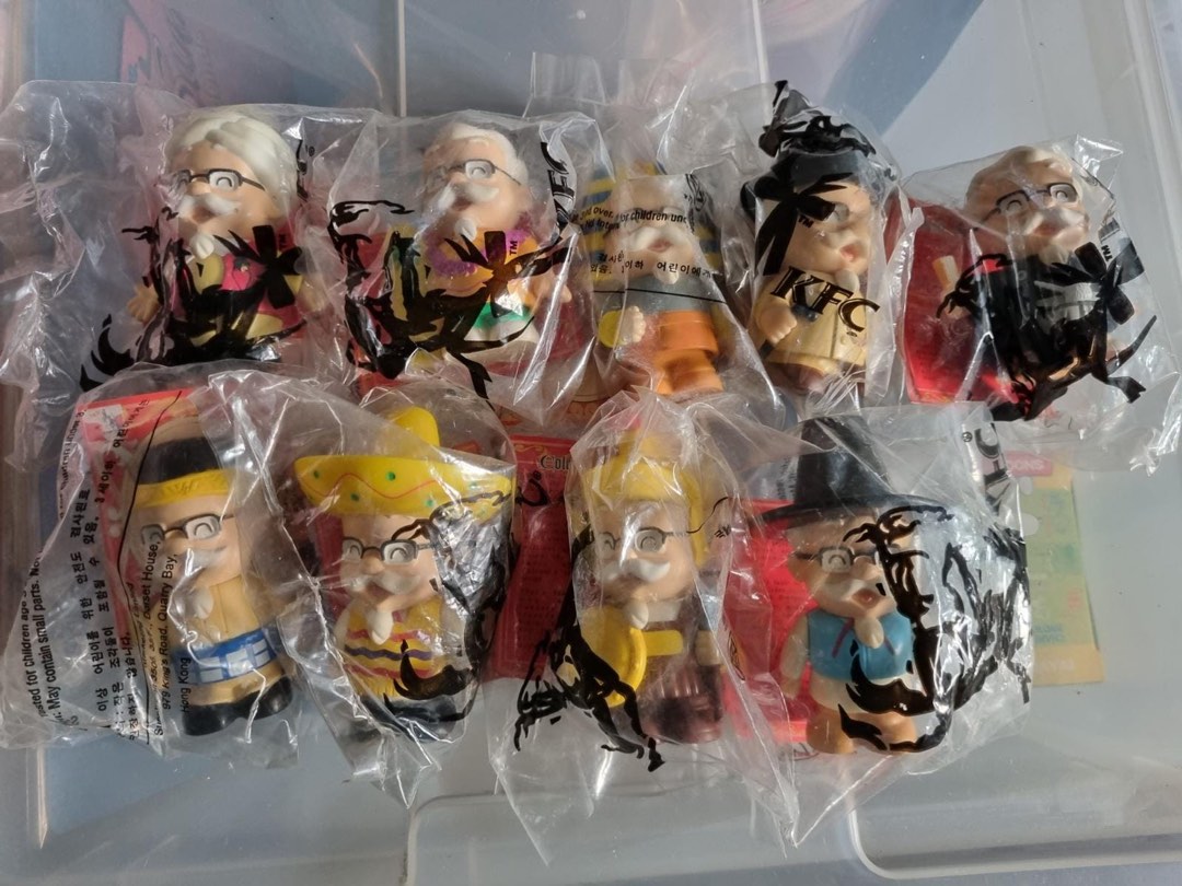KFC figurines, Hobbies & Toys, Toys & Games on Carousell