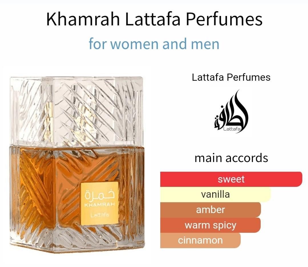 Khamrah by Lattafa Perfumes EDP 100ml , Beauty & Personal Care ...
