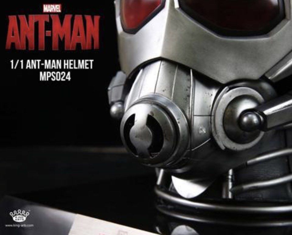 King art ant man helmet head bust 1:1 scale, Hobbies & Toys, Toys ...