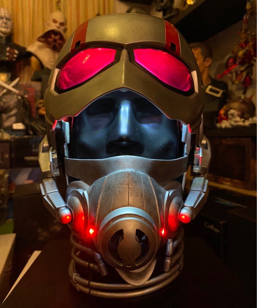 King art ant man helmet head bust 1:1 scale, Hobbies & Toys, Toys ...