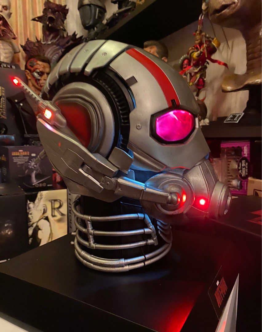 King art ant man helmet head bust 1:1 scale, Hobbies & Toys, Toys ...