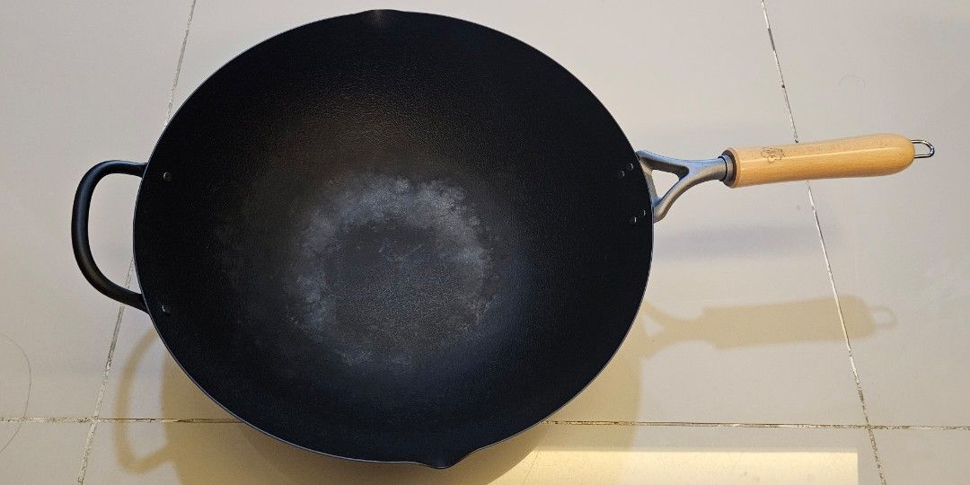 Kirameki Japan WFK36 Double Fiber Line Wok 36cm, TV & Home Appliances, Kitchen Appliances ...