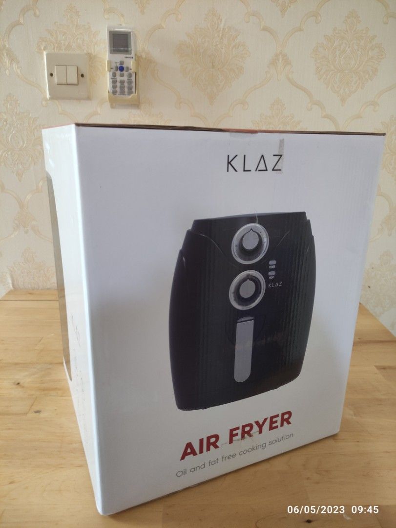 Klaz Air Fryer Low Fat (2,5 L), Kitchen & Appliances di Carousell