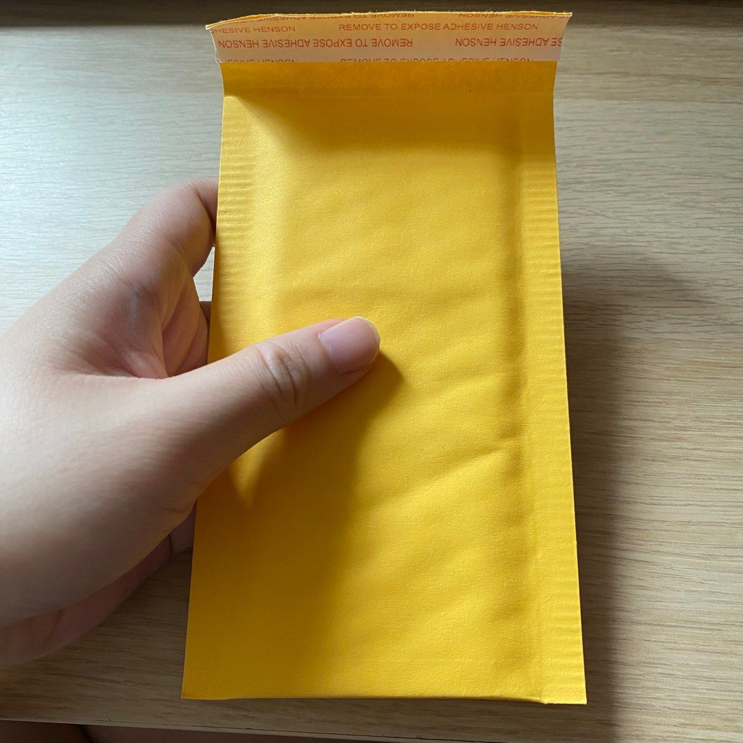 Kraft paper bubble wrap envelope, Hobbies & Toys, Stationery & Craft ...