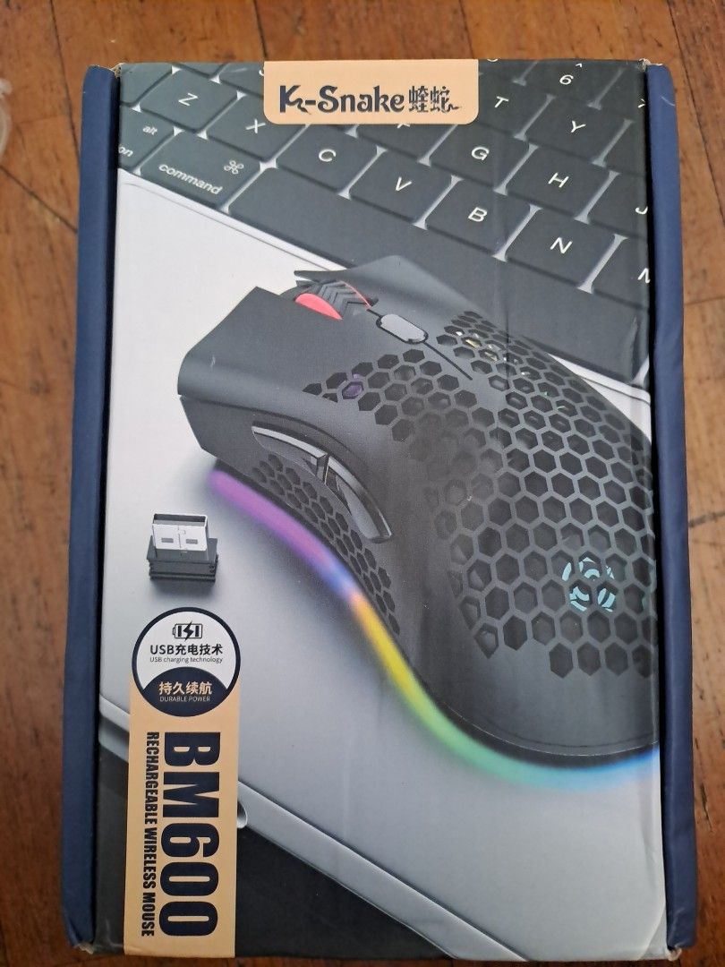 K~Snake BM600 rechargeable Gaming mouse, Computers & Tech, Parts ...
