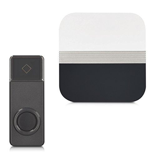 kwmobile Wireless Doorbell Door Chime Kit - Cordless Battery Operated ...