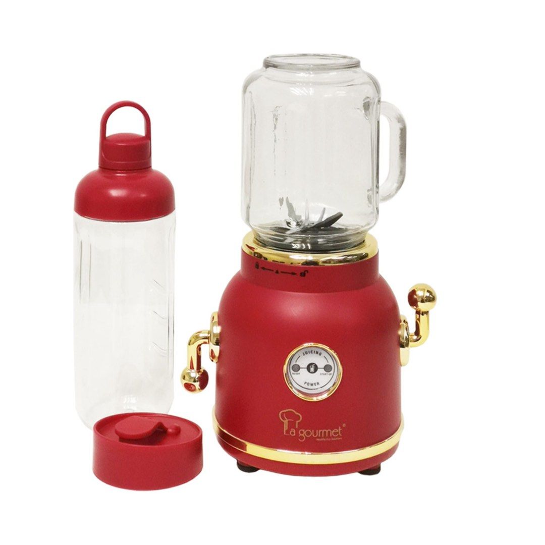 LA GOURMET RETRO BLENDER SET- IMPERIAL RED LGELRB400925, TV & Home ...