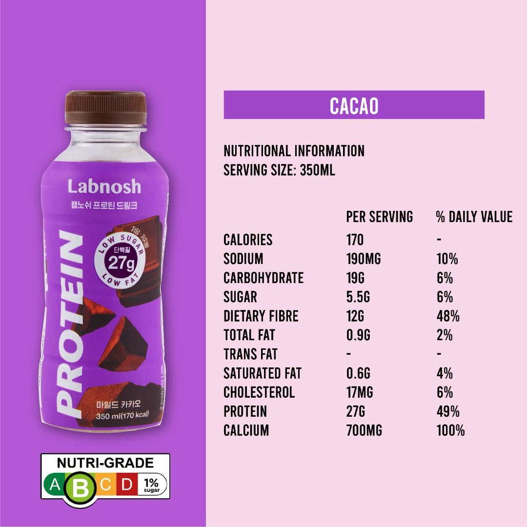 Labnosh Protein Shake ( Case of 6 ), Health & Nutrition, Health ...