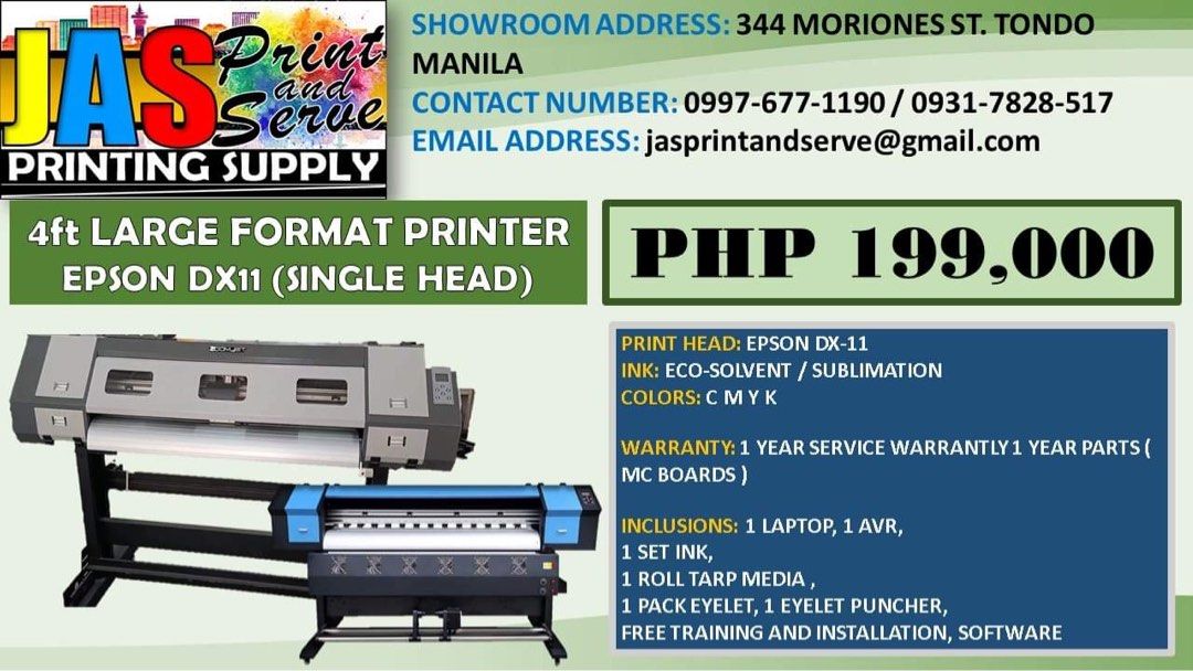 LARGE FORMAT PRINTER subli, Computers & Tech, Printers, Scanners & Copiers on Carousell