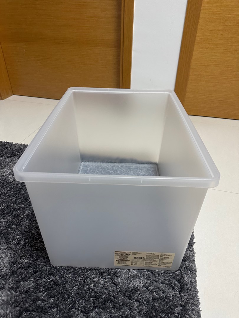 Large Muji container, Furniture & Home Living, Home Improvement ...