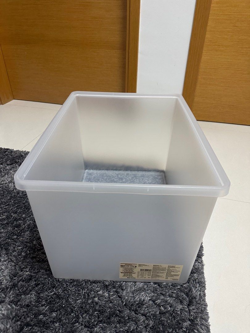 Large Muji container, Furniture & Home Living, Home Improvement ...