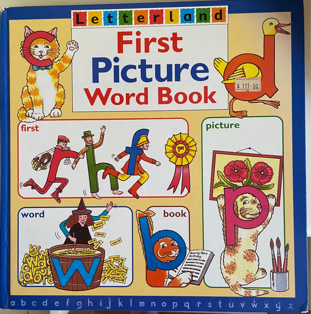 Letterland First Picture Word Book, 興趣及遊戲, 書本 & 文具, 小朋友書 - Carousell