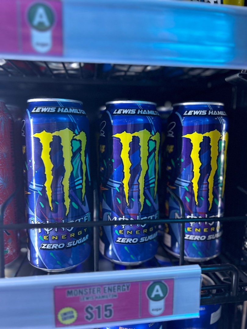 Lewis Hamilton Monster Zero Energy, Food & Drinks, Other Food & Drinks ...