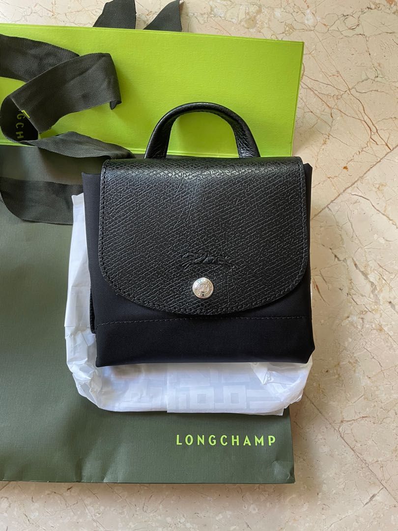 Authentic Longchamp LE PLIAGE GREEN Backpack - Black, Men's Fashion ...