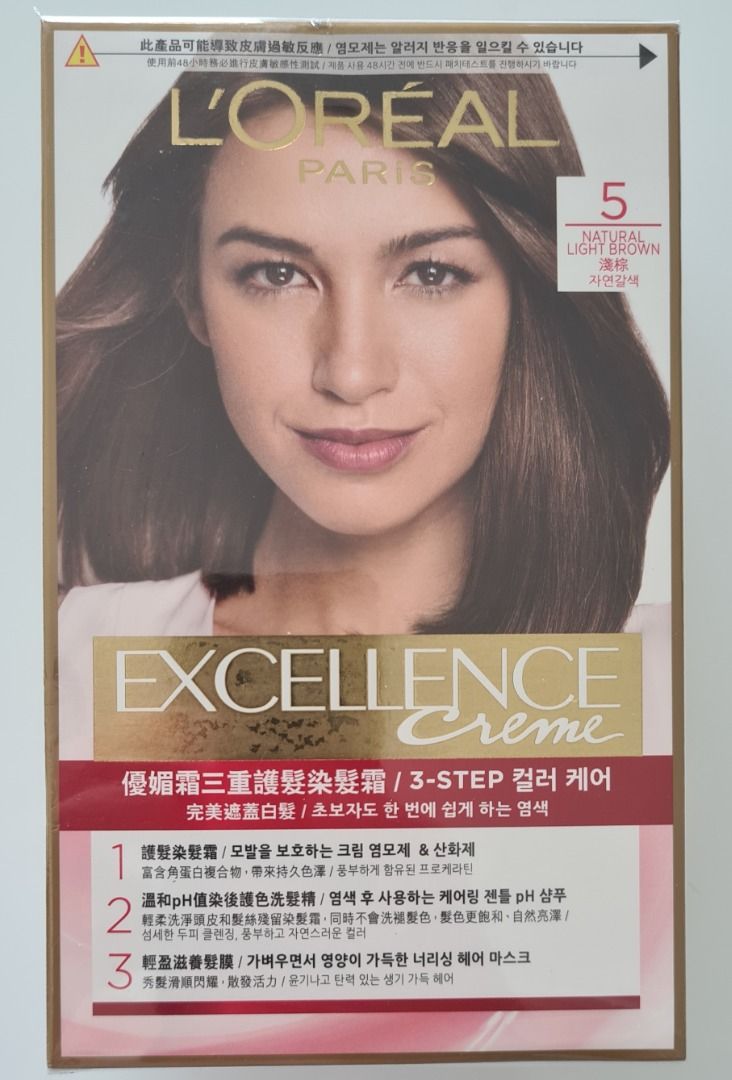 Loreal Paris – Coloring Cream #5, Beauty & Personal Care, Hair on Carousell