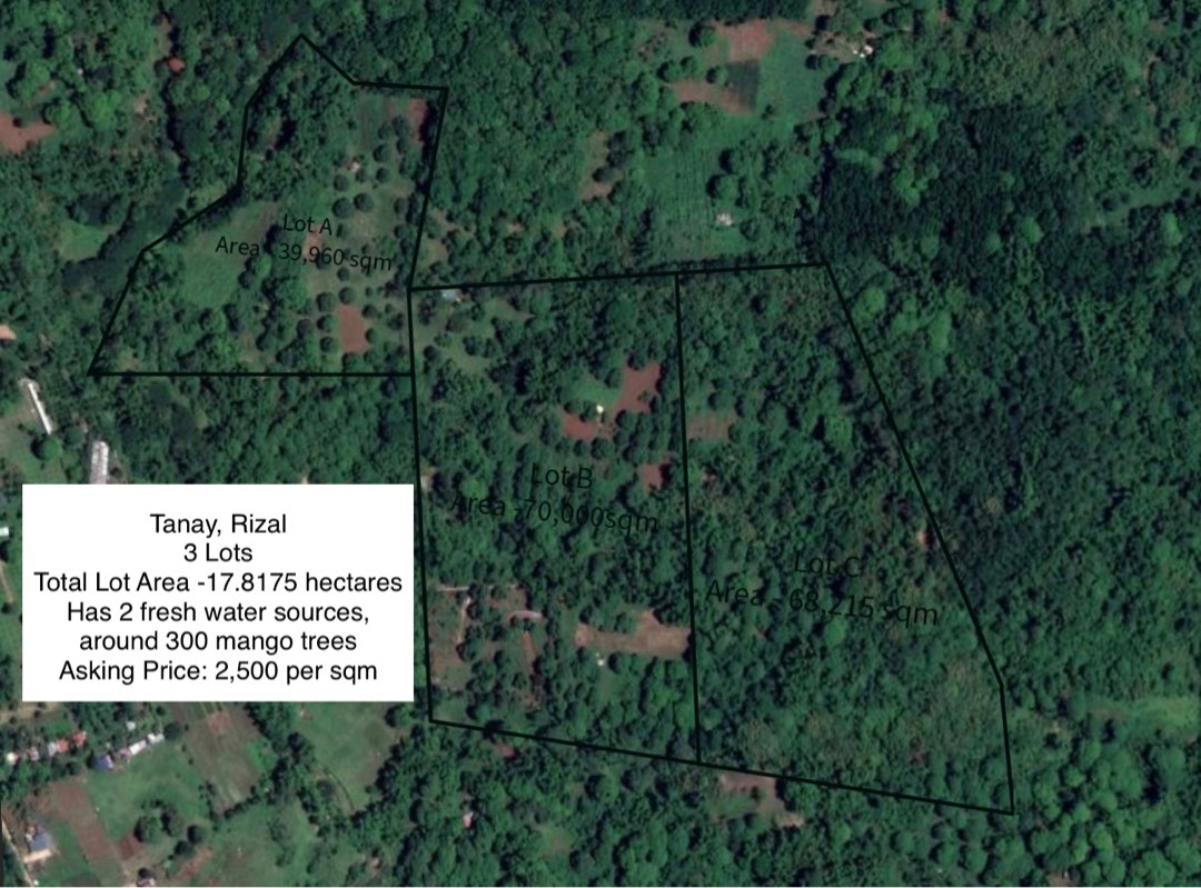 Lots for sale in Tanay, Rizal with great potential, Property, For Sale ...