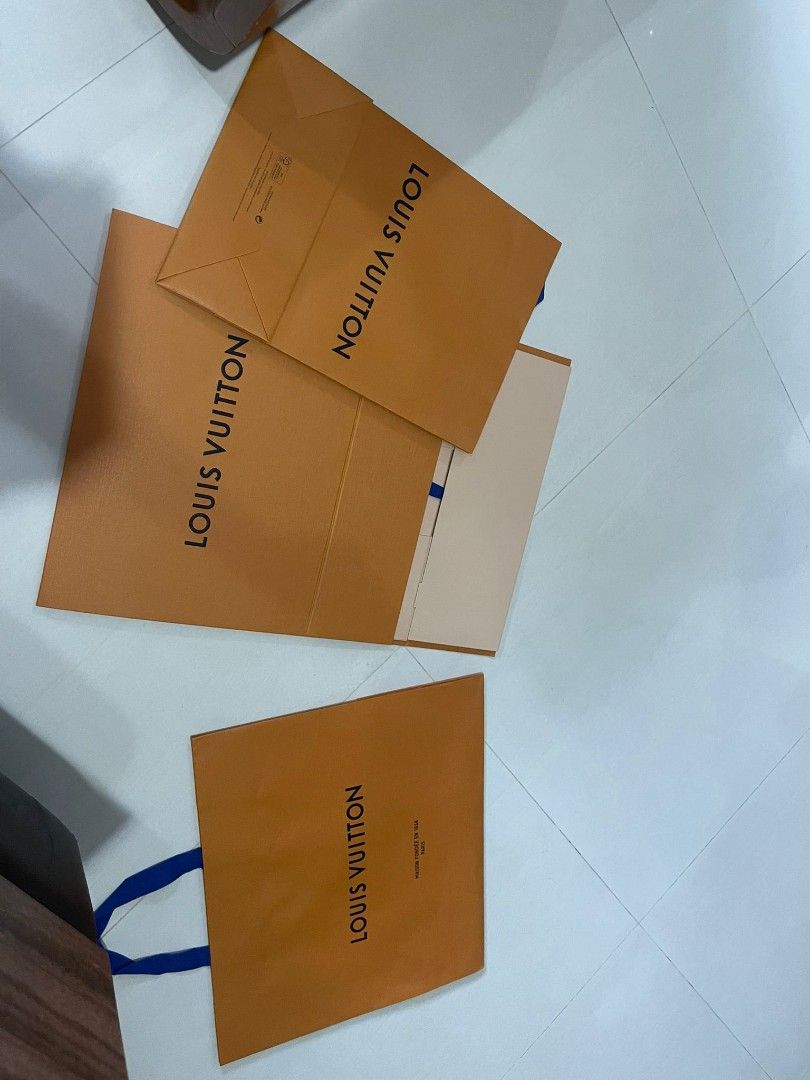 Louis Vuitton Paper Bag, Luxury, Bags & Wallets on Carousell