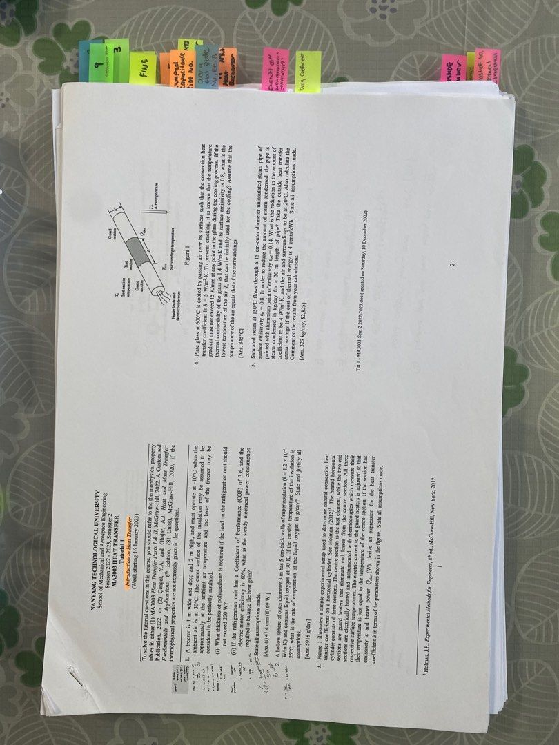 MA3003 Heat Transfer Textbook, Hobbies & Toys, Books & Magazines ...
