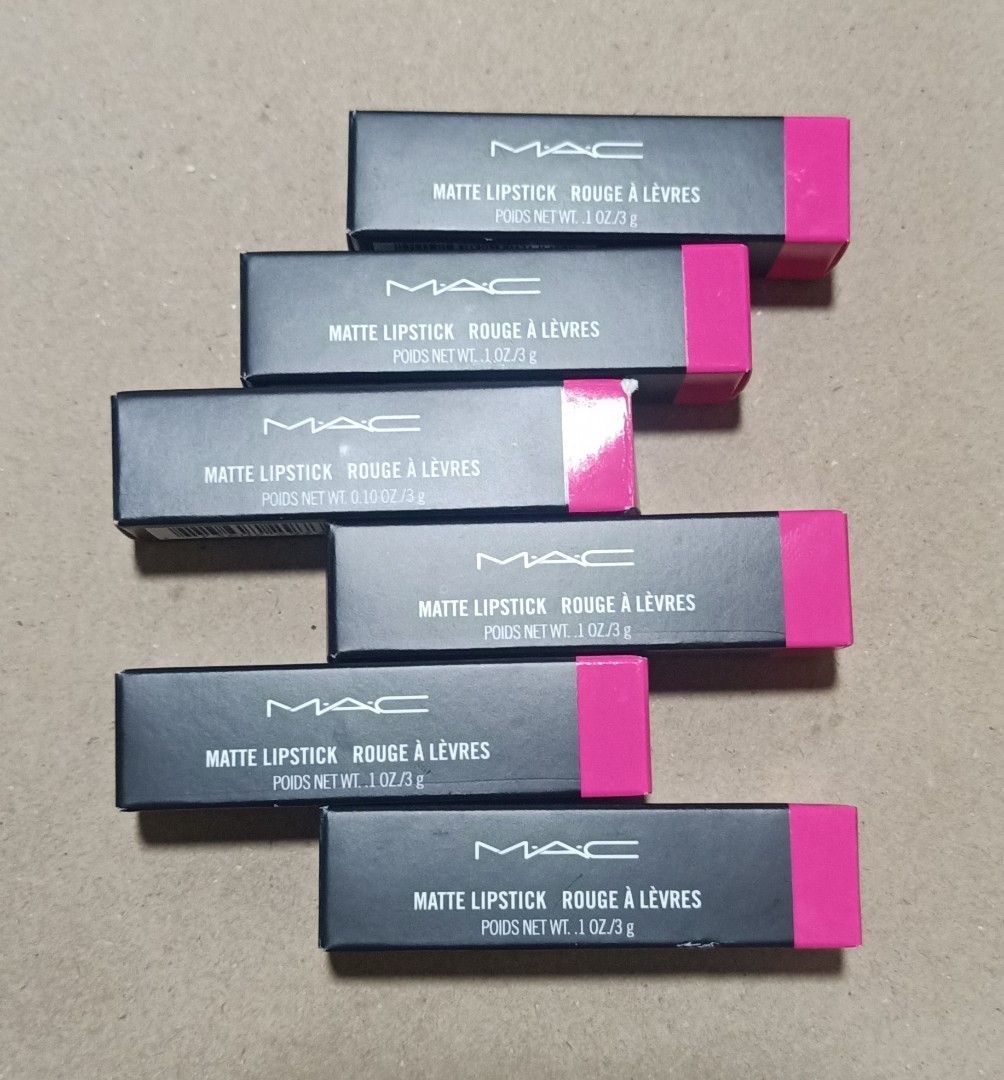 MAC matte Lipstick 601 Candy yum yum (neon pink) on Carousell