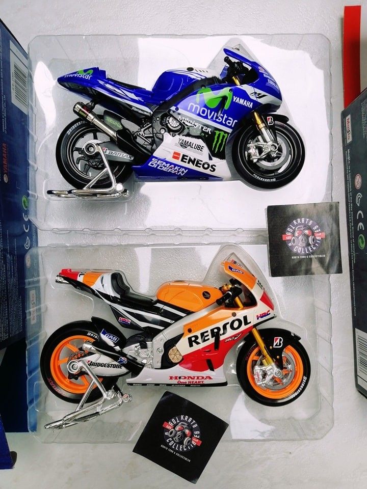 Maisto Motorcycle Set 1 :10 Scale, Hobbies & Toys, Toys & Games on ...