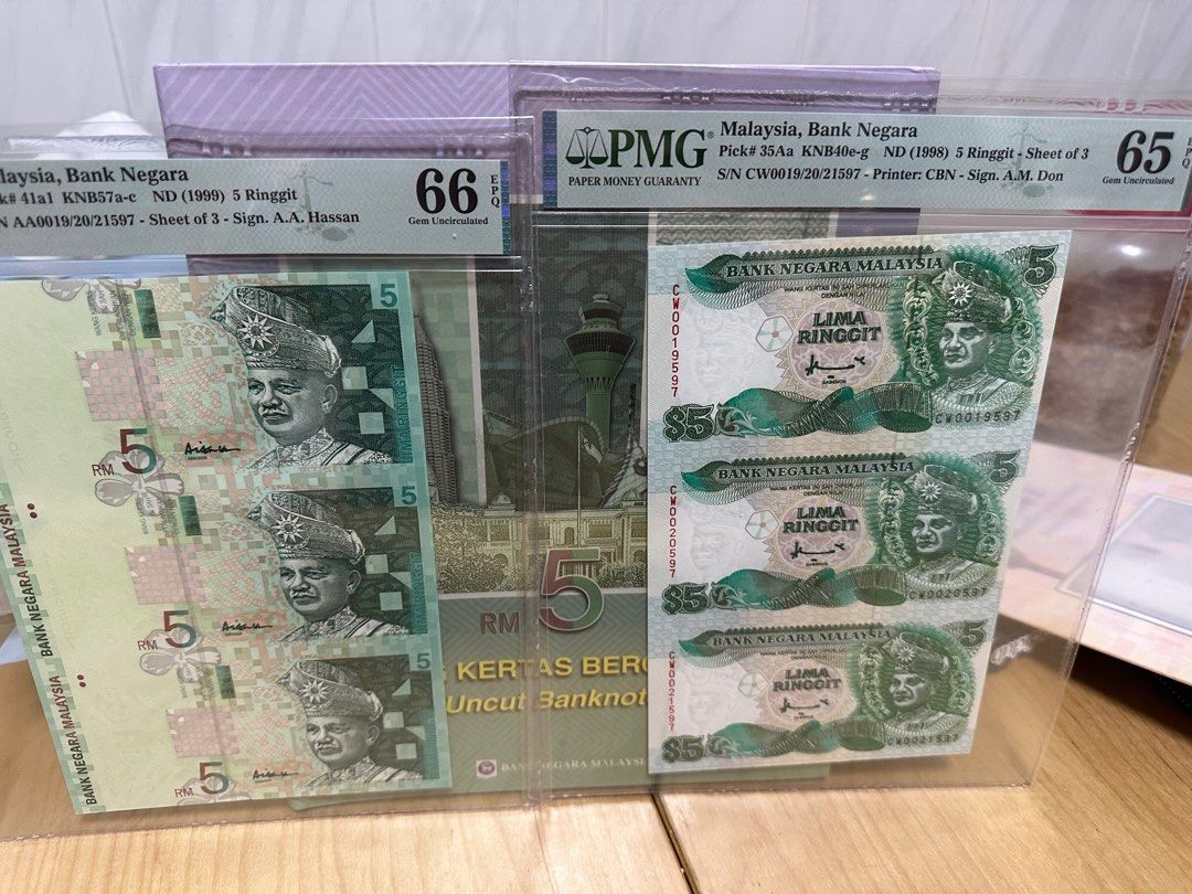Malaysia RM5 4in1 uncut set, Hobbies & Toys, Memorabilia & Collectibles ...