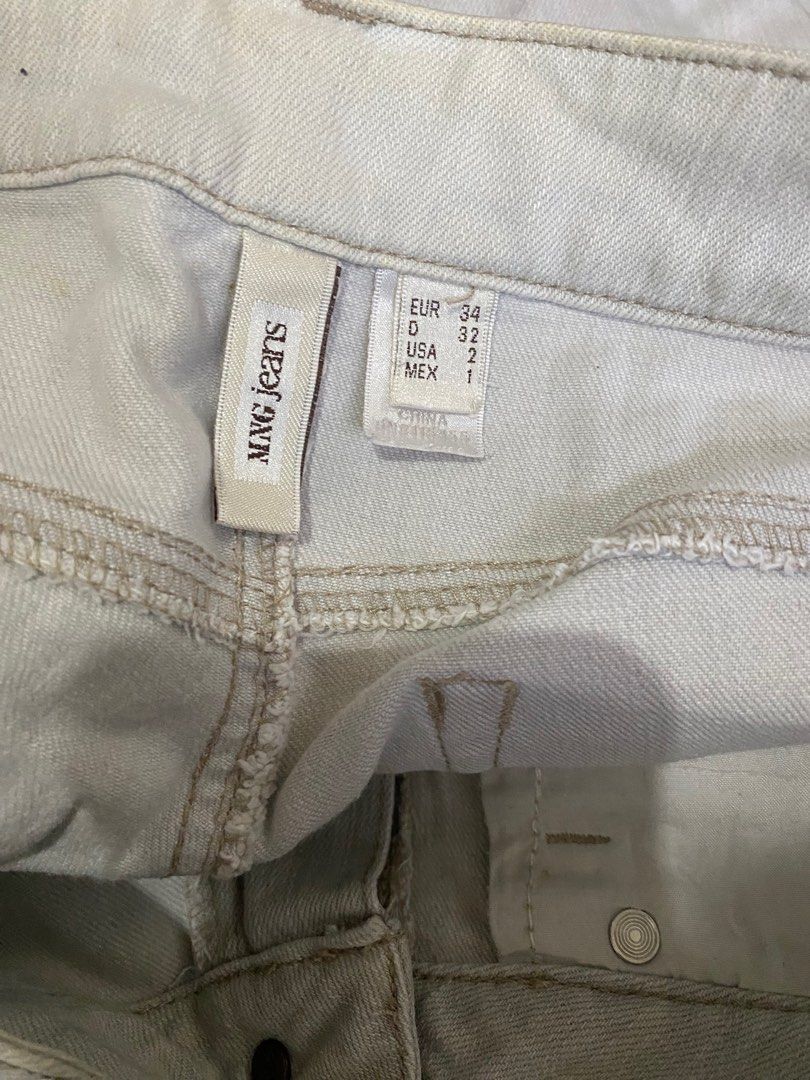 Mango Gray Jeans, Women's Fashion, Bottoms, Jeans on Carousell