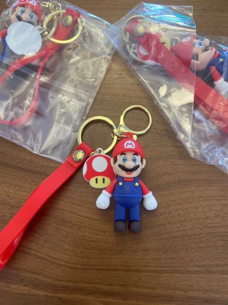 Mario Key Chain (3 pcs), Hobbies & Toys, Toys & Games on Carousell