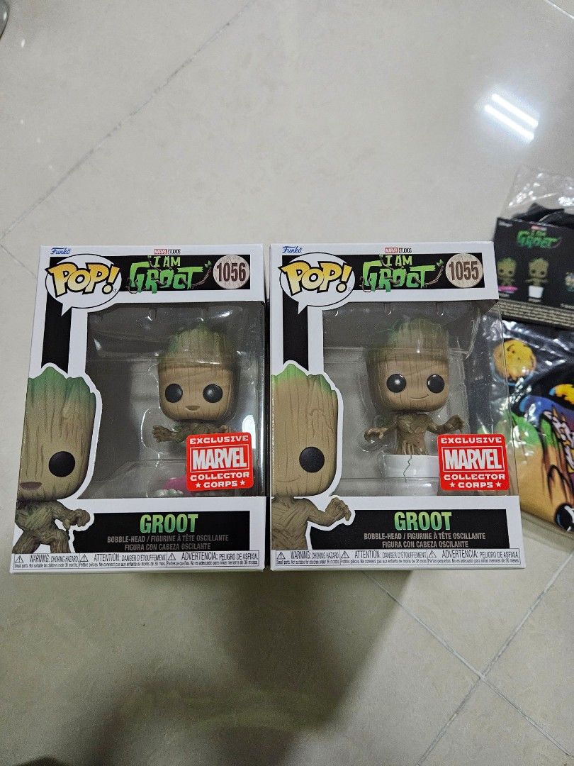 Marvel I Am Groot Collector Corps Funko Pop Set, Hobbies & Toys, Toys ...