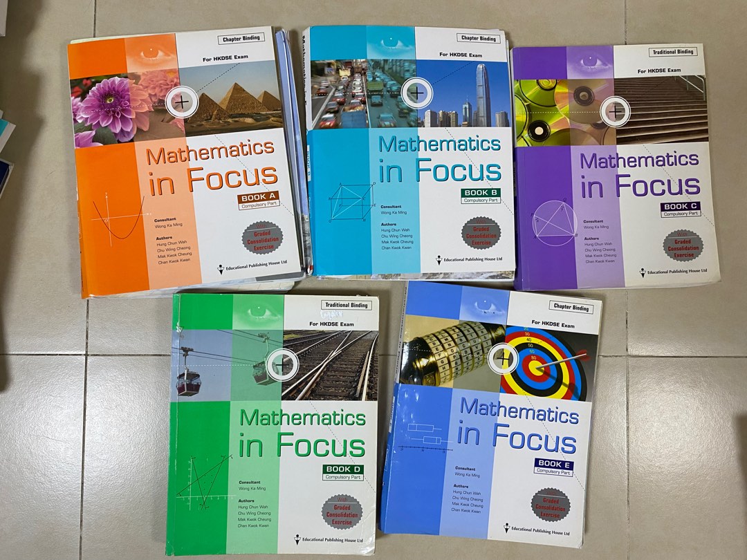 Mathematics in Focus (Book A,B,C,D,E), 興趣及遊戲, 書本 & 文具, 教科書 - Carousell