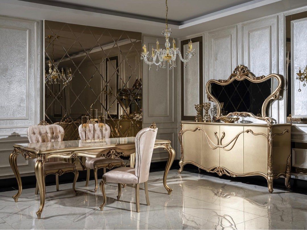 MAYFAIR Victorian Dining Set | Dining Table and Chair, Furniture & Home ...