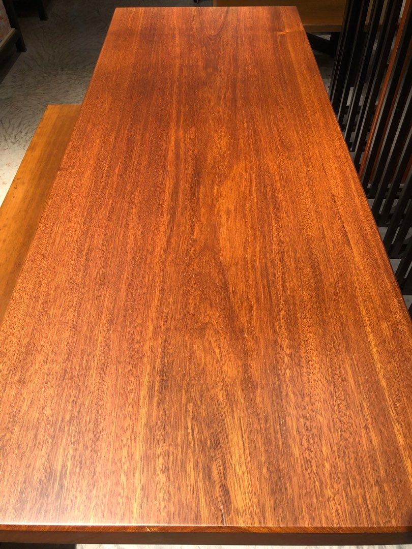 Merbau Solid Wood Dining/Outdoor Table, Furniture & Home Living ...