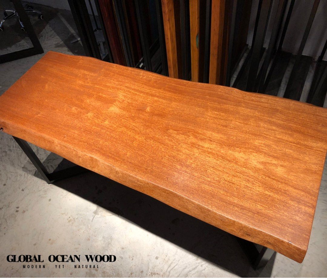 Merbau Solid Wood Dining/Outdoor Table, Furniture & Home Living ...